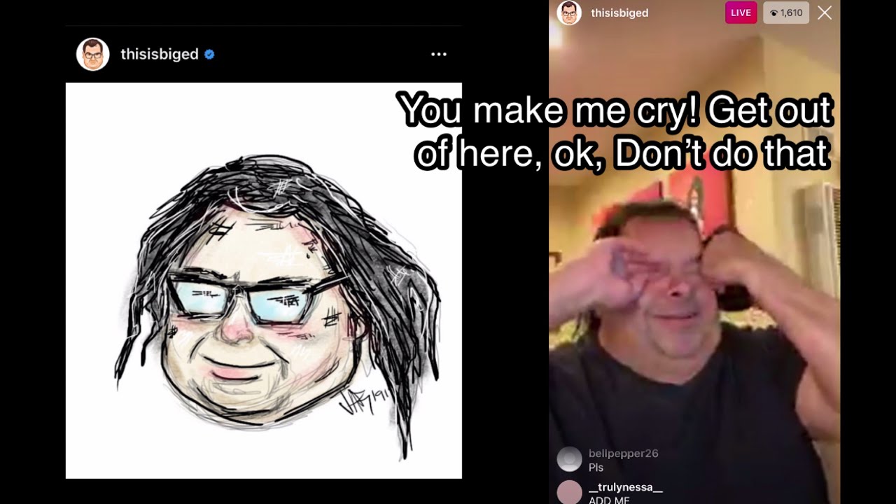 Big Ed Cried on his Instagram Live // 90 day fiancé - YouTube