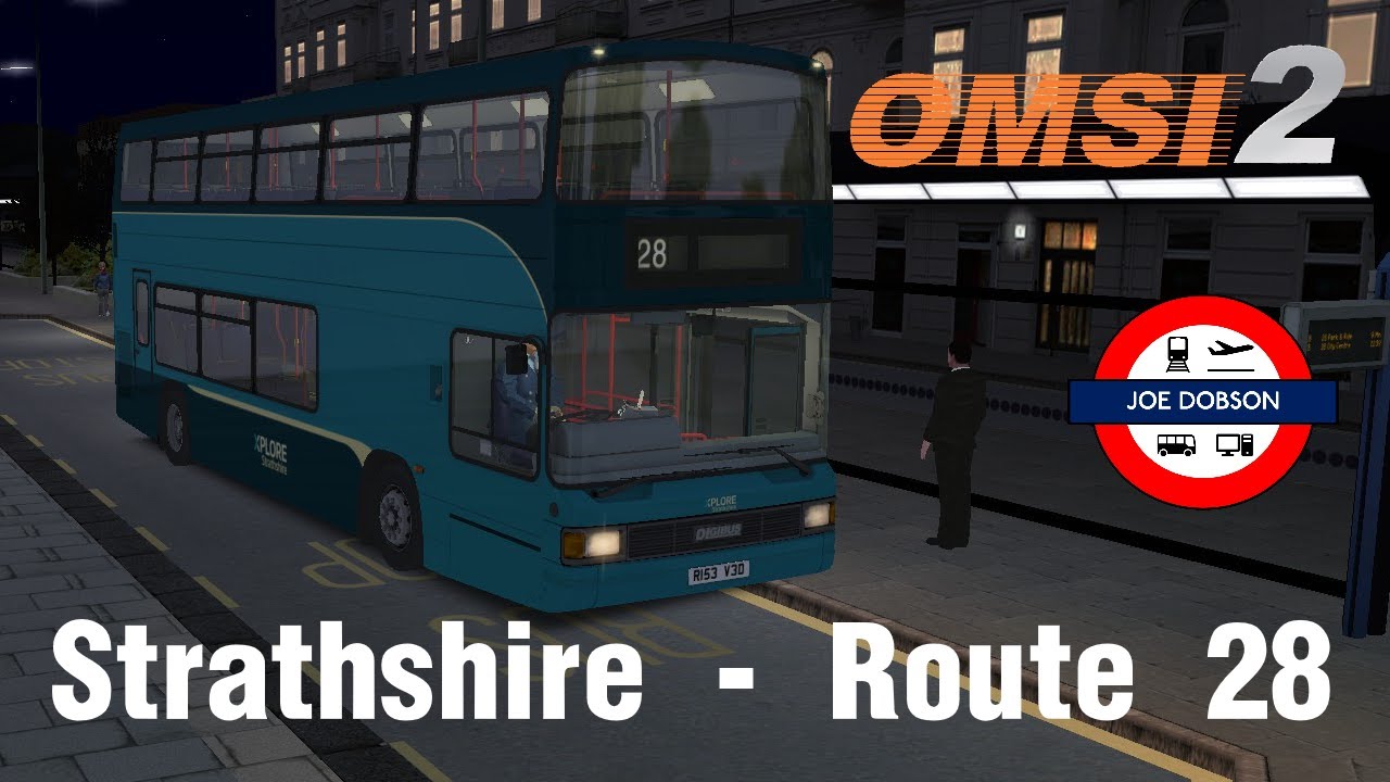 OMSI 2 | Strathshire | Route 28 | Digibus Phantom - YouTube