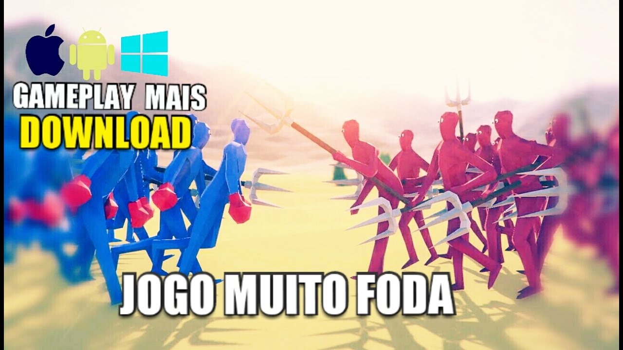 QUE JOGO FODA PARA SMARTPHONE BAIXE AGORA !!! ( EPIC BATTLE SIMULATOR ...