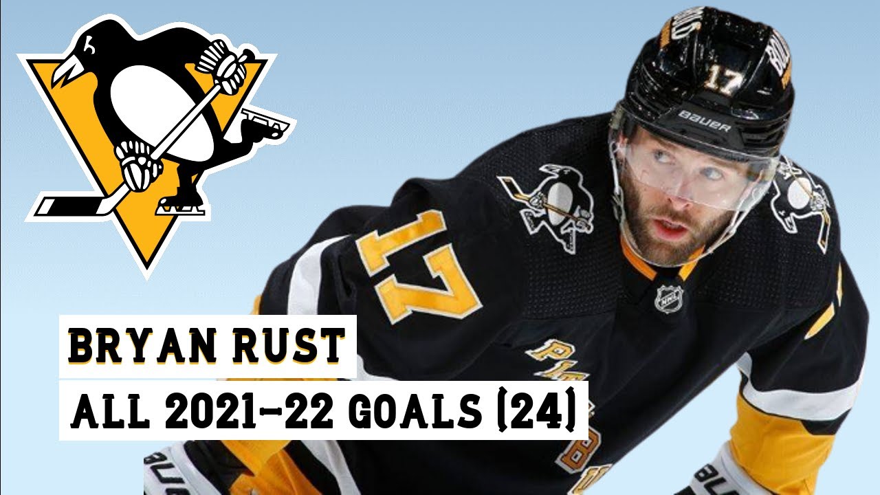 Bryan Rust (#17) All 24 Goals of the 2021-22 NHL Season - YouTube
