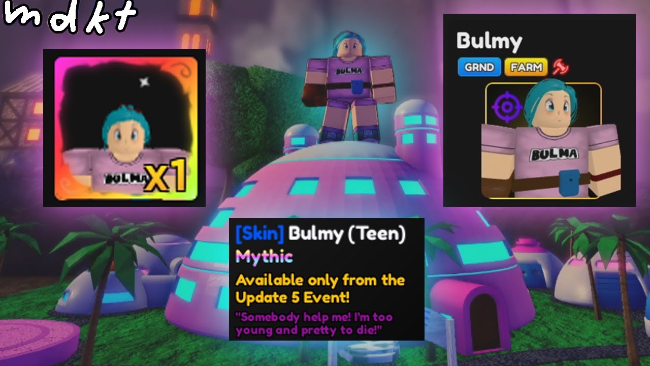 Anime Adventure | Skin Bulma (Teen) Showcase!!!!! - YouTube