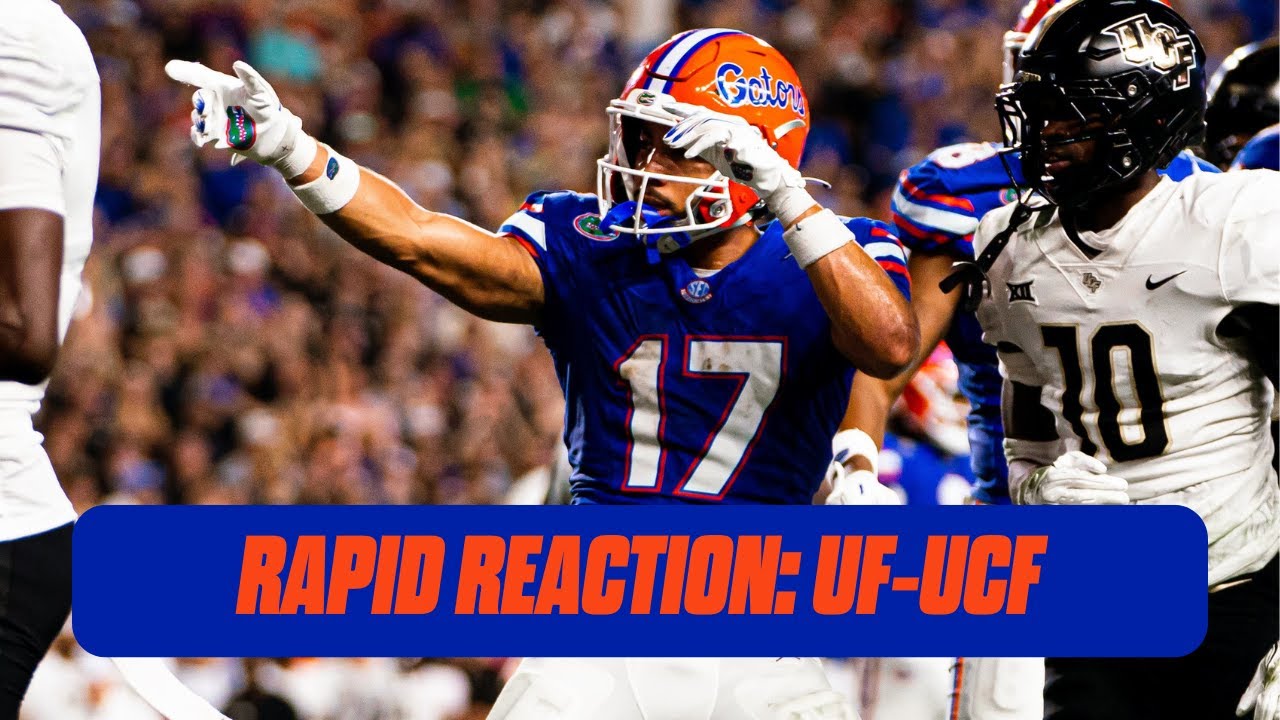 Rapid Reaction to UF's win over UCF | Florida Gators Football - YouTube