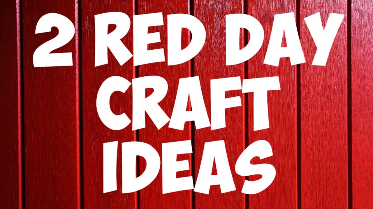 2 Red Day Craft Ideas | 2 Red Day Activity | Easy Paper Craft | Moving ...