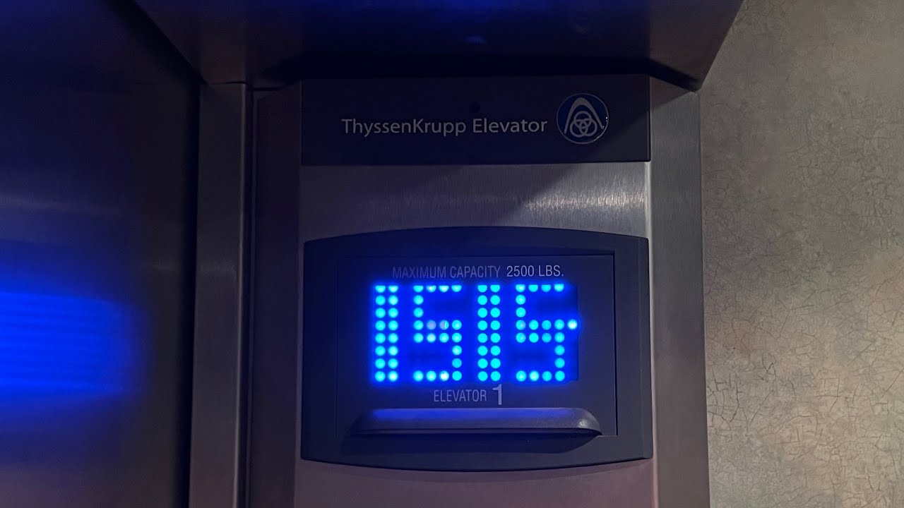 RARE Thyssenkrupp ISIS Elevator - Dumas Center - Roanoke, VA - YouTube