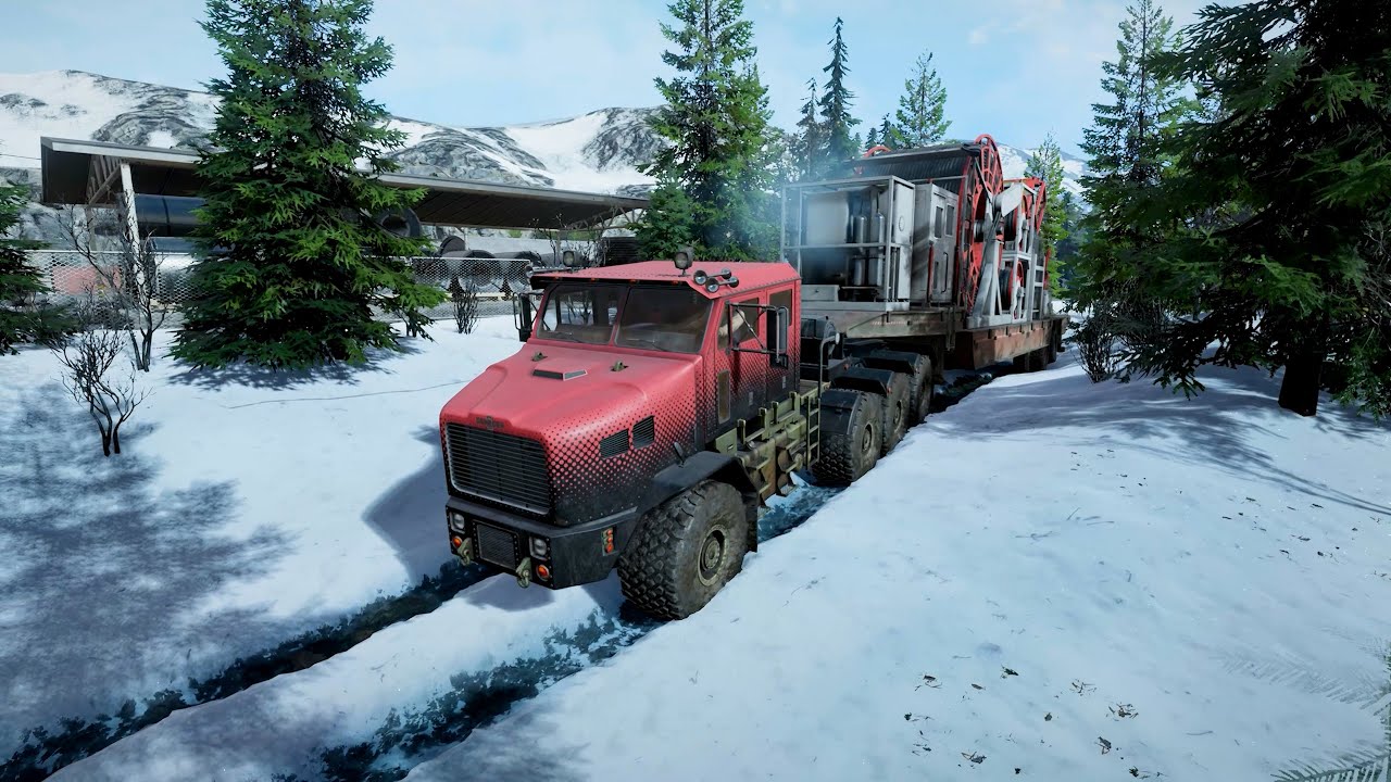 HET M1070A1 | Transporting the Fire hose | SnowRunner - YouTube