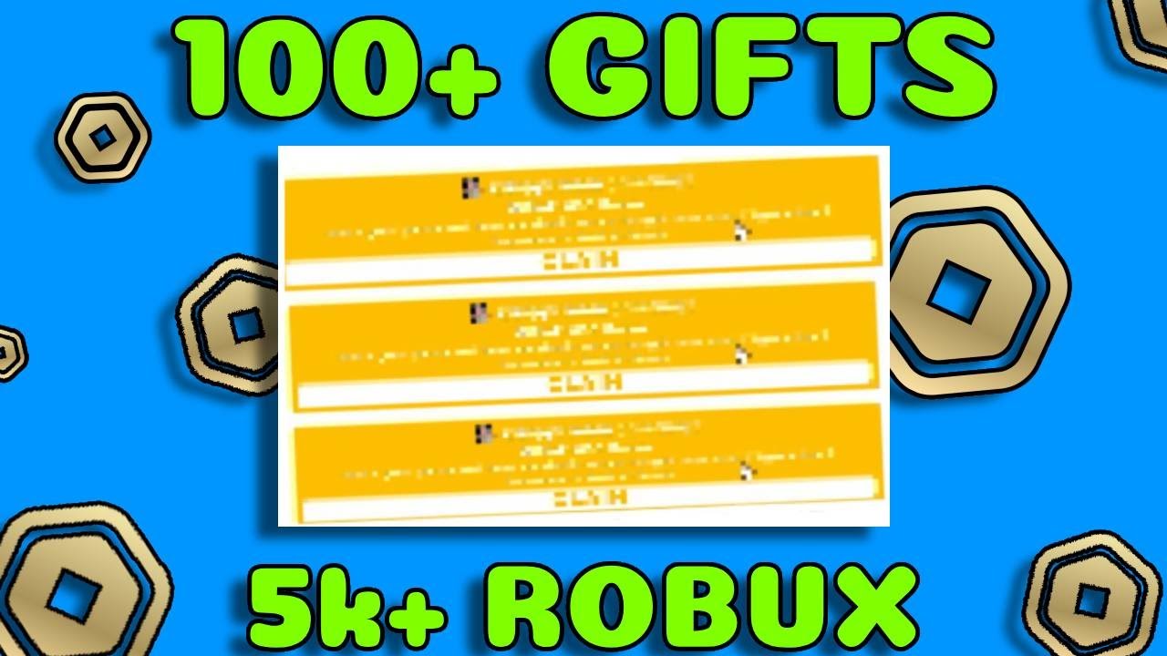I CLAIMED OVER 5K ROBUX WORTH OF GIFTS IN PLS DONATE... (100+ GIFTS ...