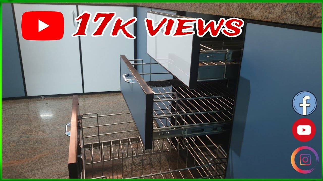 Aluminium kitchen cabinet work top GT PT box with lopt covering and ...