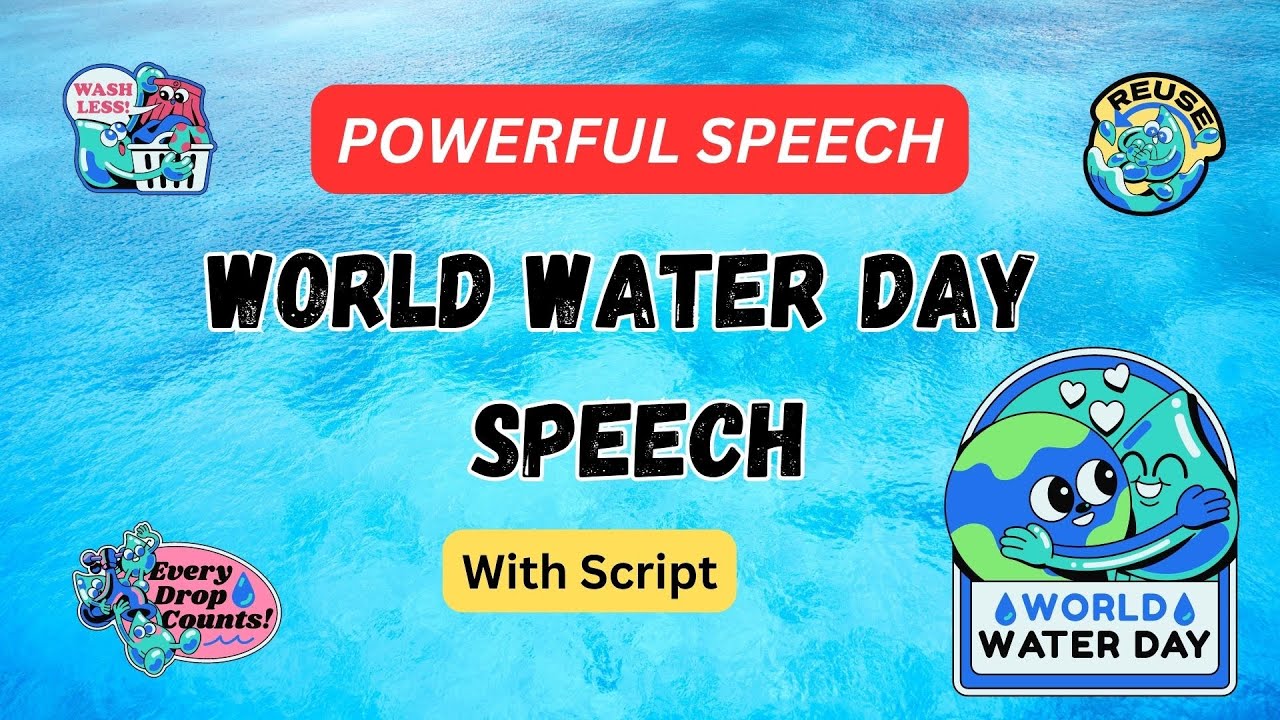World Water day 2026 Speech in English | World Water day Speech | Water ...