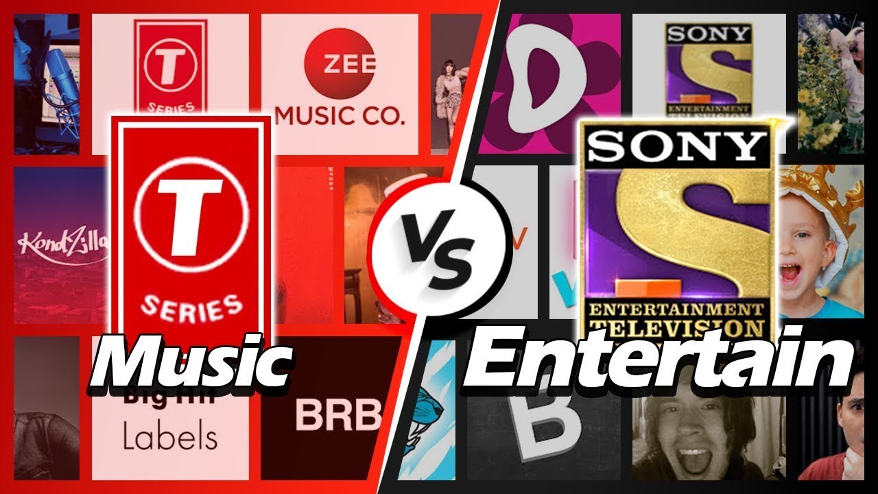 Music YouTubers Vs Entertainment YouTubers Sub Count 2006 2025 - YouTube