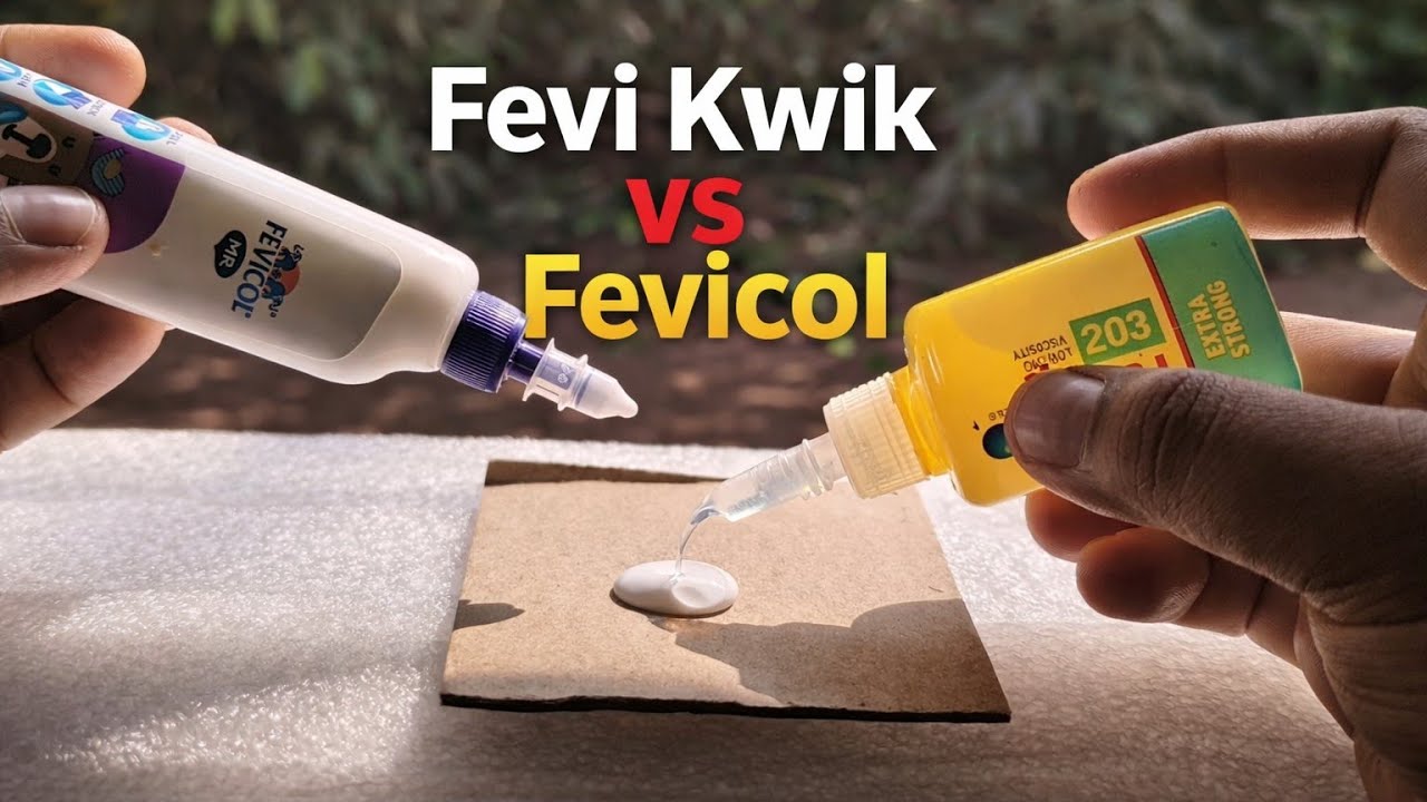 Fevi Kwik vs Fevicol – Shocking Strength Test! - YouTube