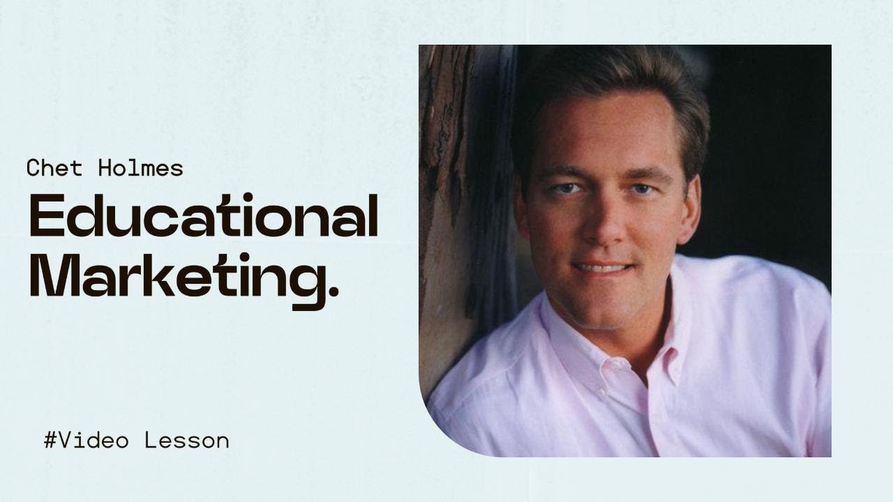 Lesson On Educational Marketing 🤯 How to Increase Your Sales 🤫 Chet ...