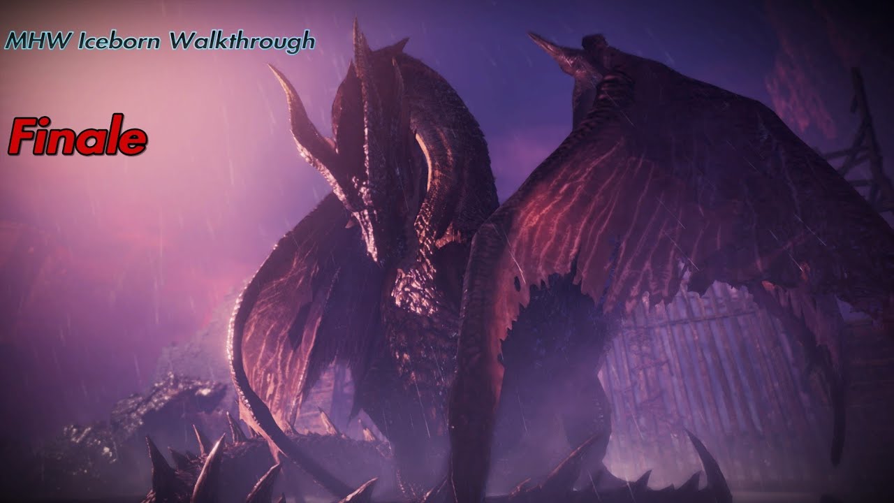 Monster Hunter World Iceborn Walkthrough Part 25 The Black Dragon - YouTube