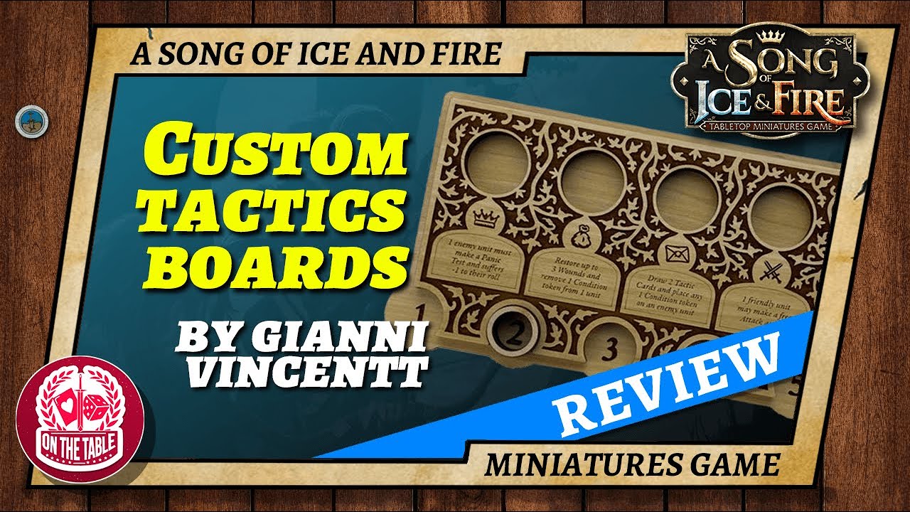 Custom ASOIAF TMG Tactics Board from Gianni Vincentt - YouTube