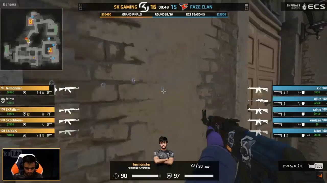 ECS S3 FINAL- Game 3 SK GAMING VS FAZE CLAN- bo3 - YouTube