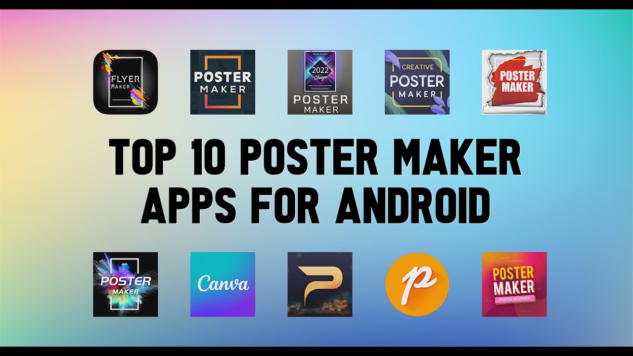 Top 10 Best Poster Maker Apps For Android YouTube Top 10 Best Poster Maker Apps For Android YouTube