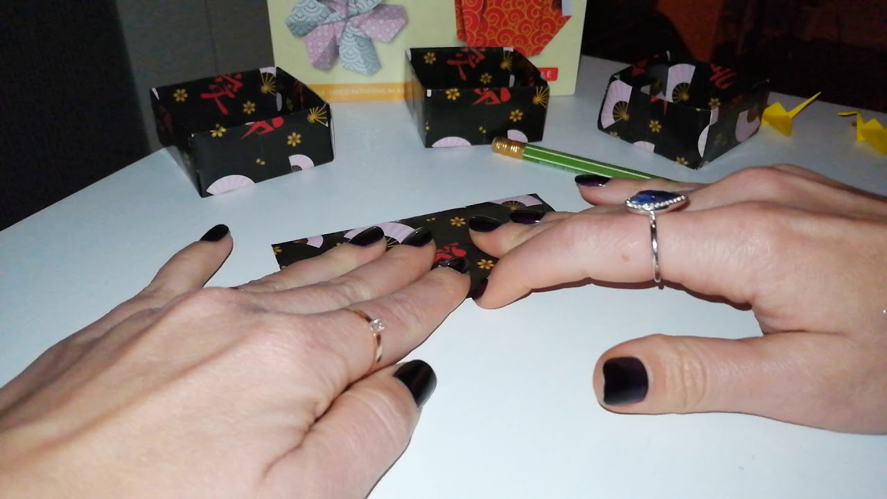 Origami Paperbox (15x15) - YouTube
