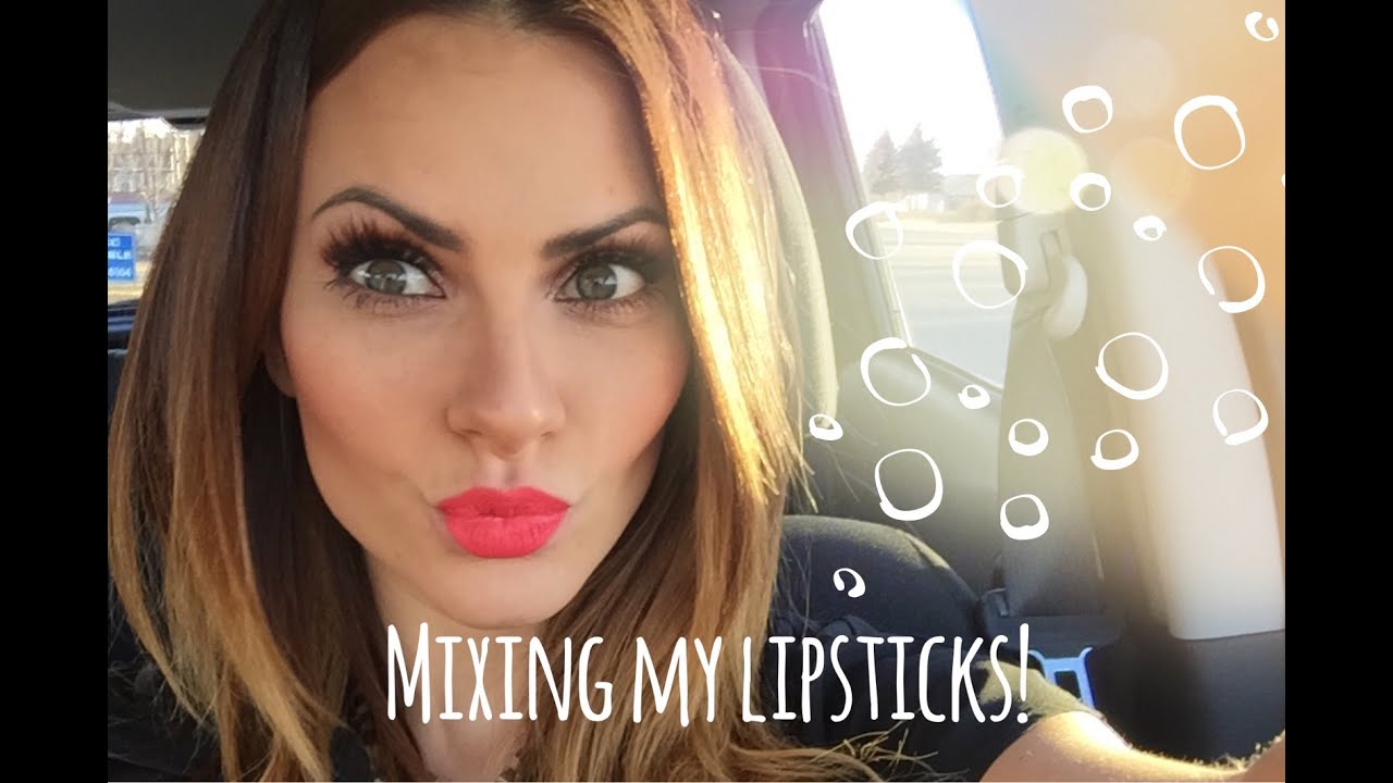 Mixing my Lipsticks! - YouTube
