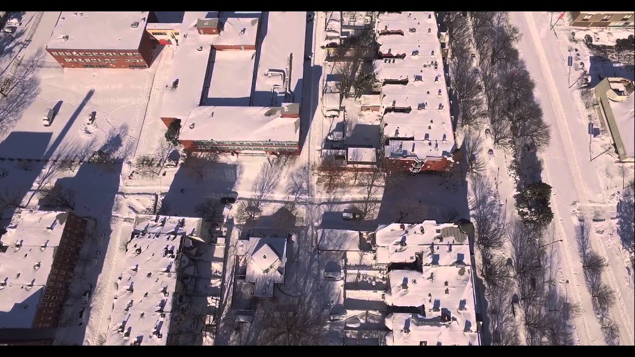 Empty Streets of Baltimore Impressive Aerial View Baltimore Jonas ...