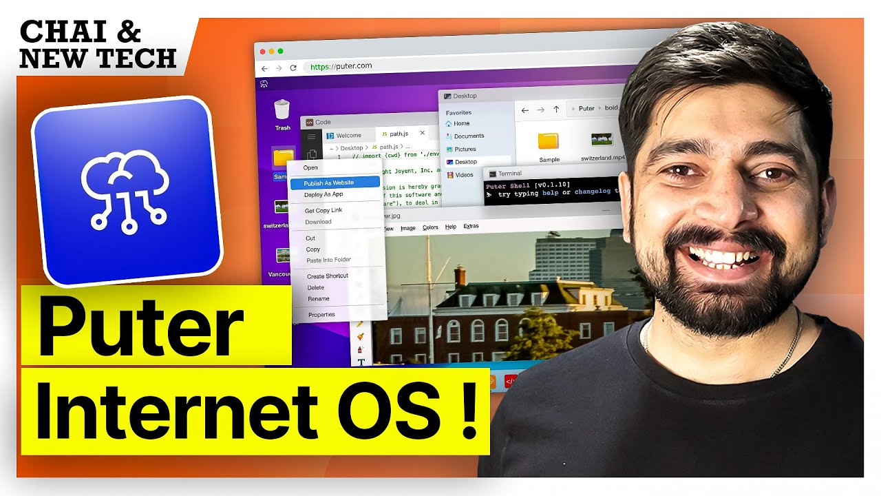They built an OS in JS - YouTube