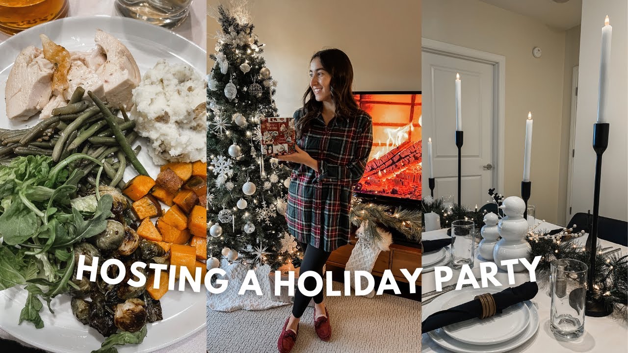 HOSTING A HOLIDAY PARTY Menu Decor For The Table Hosting Tips HOSTING A HOLIDAY PARTY Menu Decor For The Table Hosting Tips