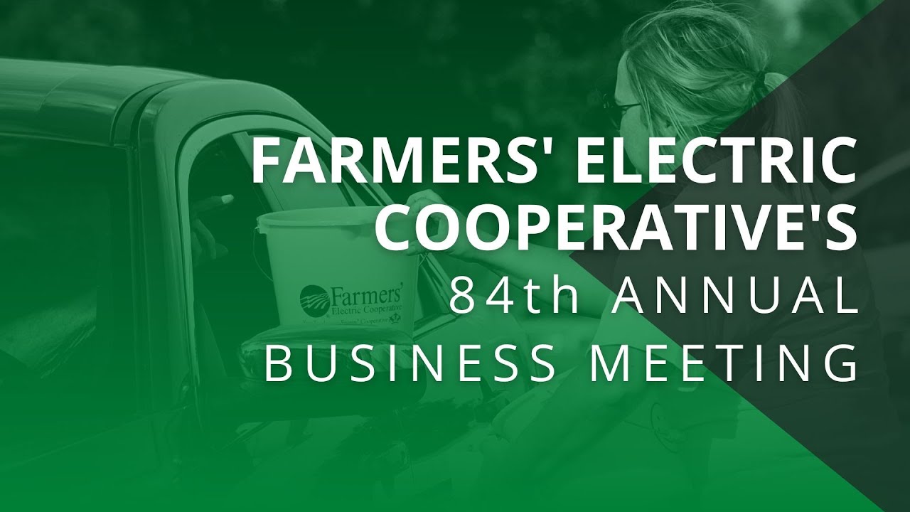 Farmers' Electric Cooperative's 84th Annual Business Meeting - YouTube
