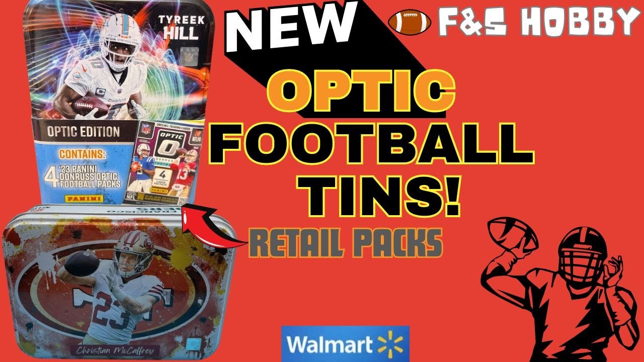 NEW Walmart OPTIC FOOTBALL TINS! 2023 Donruss Optic Football Retail ...