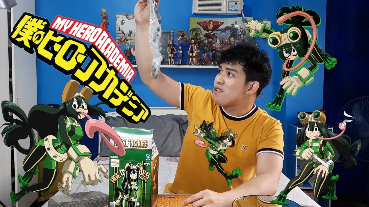 UNBOXING "TSUYU ASUI (FROPPY)" FROM MY HERO ACADEMIA ACTION FIGURE ...