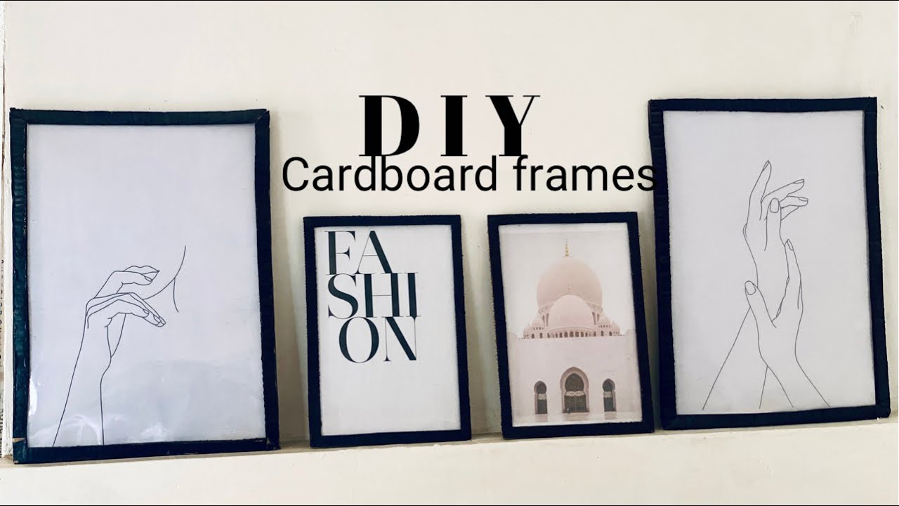 DIY || make your own wall frames | budget friendly,photo frame at home ...