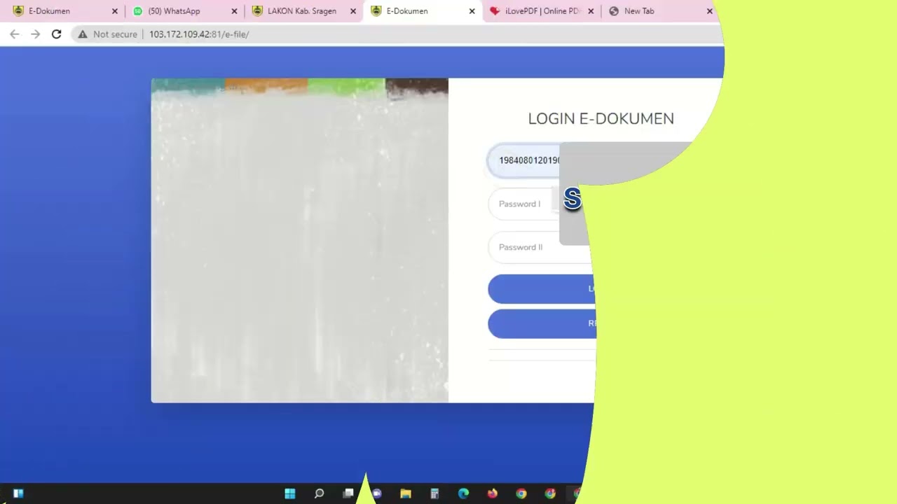 TUTORIAL Upload E-Dokumen di SIMPEG 2022 // E-File - YouTube