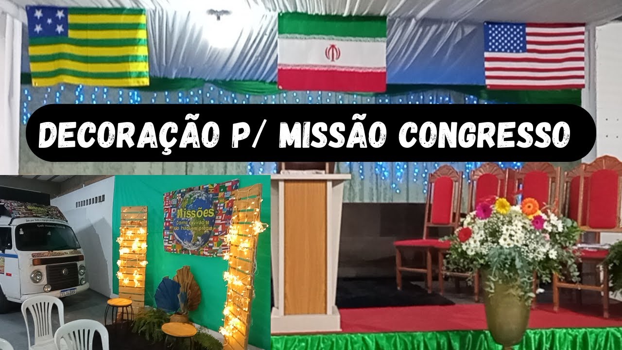 # IDÉIAS DE Decoração para o CONGRESSO DE Missões #festividade #CULTO ...