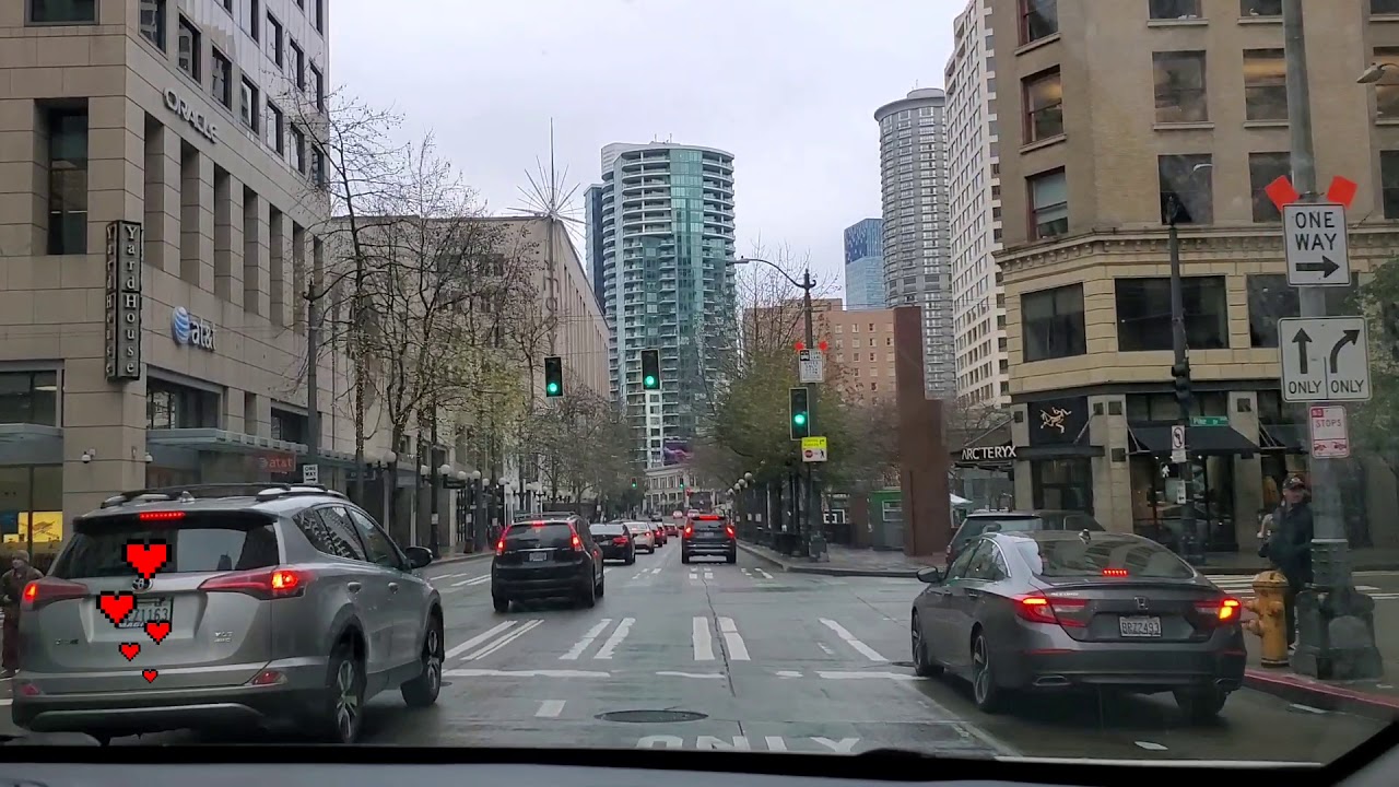 Drive thru downtown Seattle,Washington USA. - YouTube