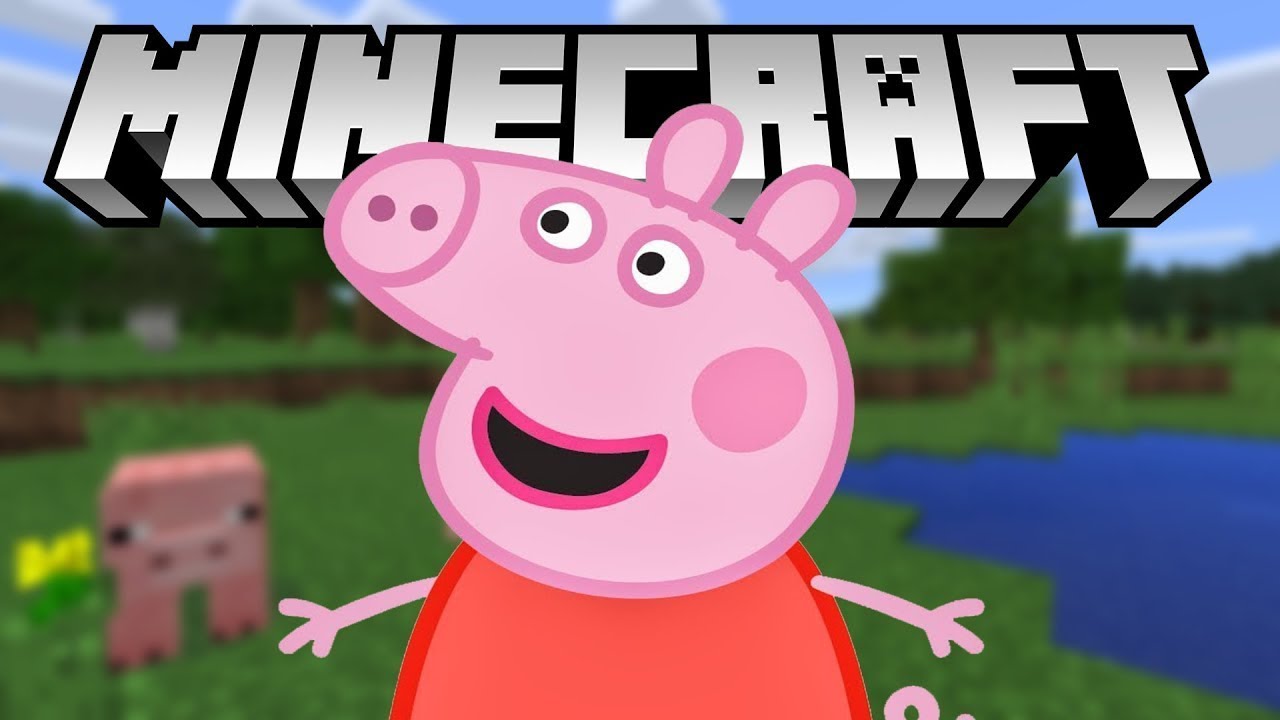 Peppa pig Plays Minecraft - YouTube
