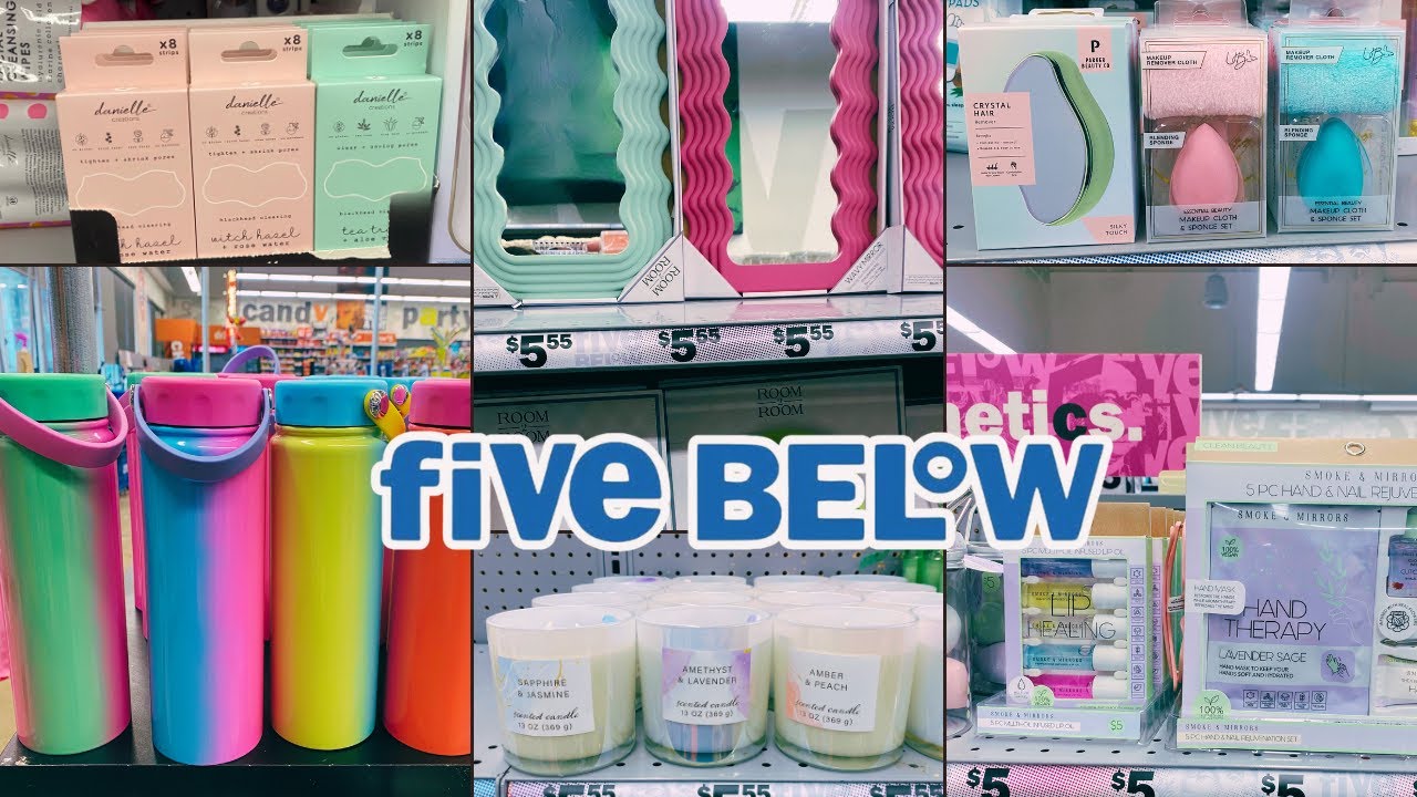 FIVE BELOW NEW ARRIVALS | Decor & Skincare | Charity x Style - YouTube