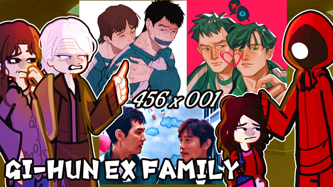 GI-HUN’S FAMILY SQUID GAME react to 001 x 456 / GI HUN X FRONTMAN 🦑🎯💸 ...