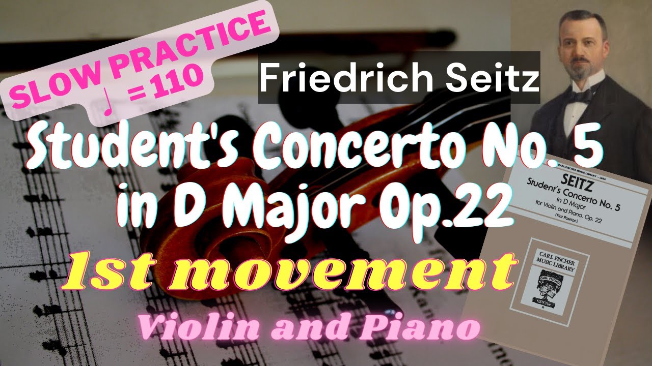 [Tutti] F. Seitz - Student Concerto No.5, Op.22 - 1st Movement [♩ = 110 ...