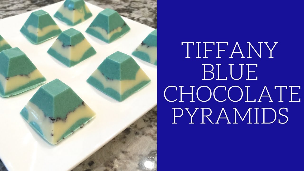 Tiffany Blue Chocolate pyramids - YouTube