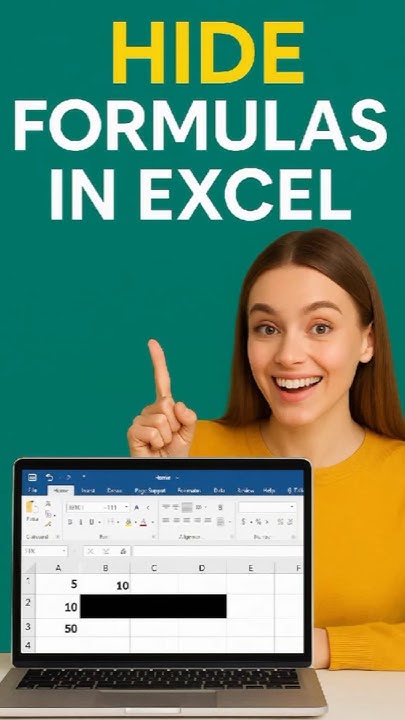 Hide Formulas in Excel - YouTube