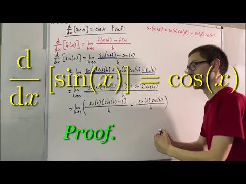 d/dx sinx = cosx Proof (ILIEKMATHPHYSICS) - YouTube