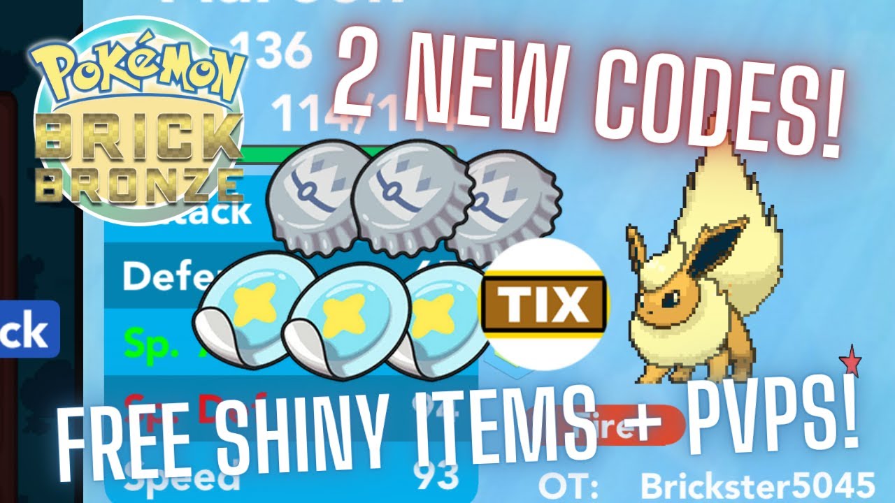 2 NEW CODES! NEW SHINY + PVP CODES! BOTTLECAPS, ABILITY PATCHES, MORE ...