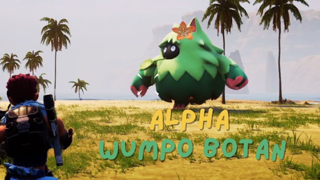 Alpha Wumpo Botan Boss Battle | Palworld - YouTube