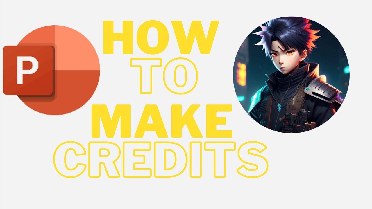 how to make credits in powerpoint (tutorial) - YouTube