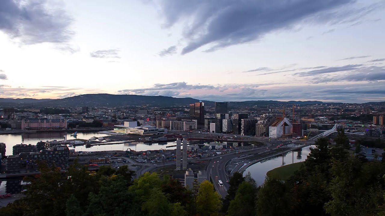 Oslo CBD Sunset 22 September 2013 - YouTube