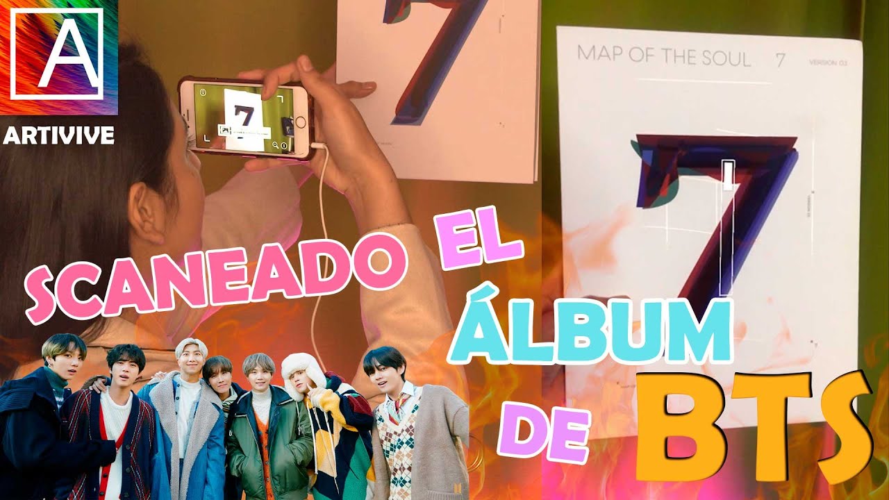 SCAN- ÁLBUM DE BTS EN 3D (ARTIVIVE) + WEVERSE Y ARMYBOMB | Katherine ...