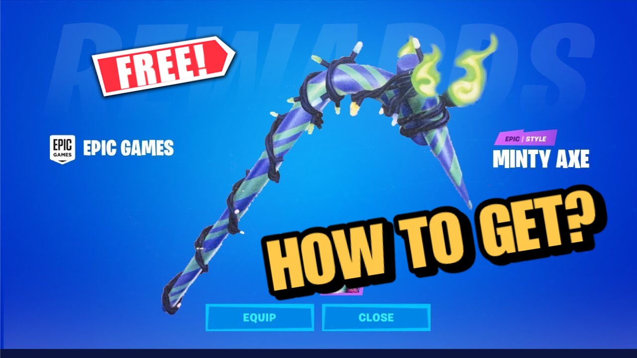 HOW TO GET THE NEW MINTY PICKAXE in Fortnite for FREE! (Minty pickaxe ...