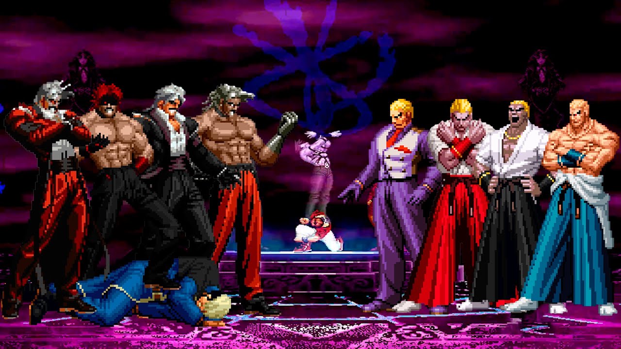 [KOF Mugen] Rugal Bernstein Team vs Geese Howard Team - YouTube