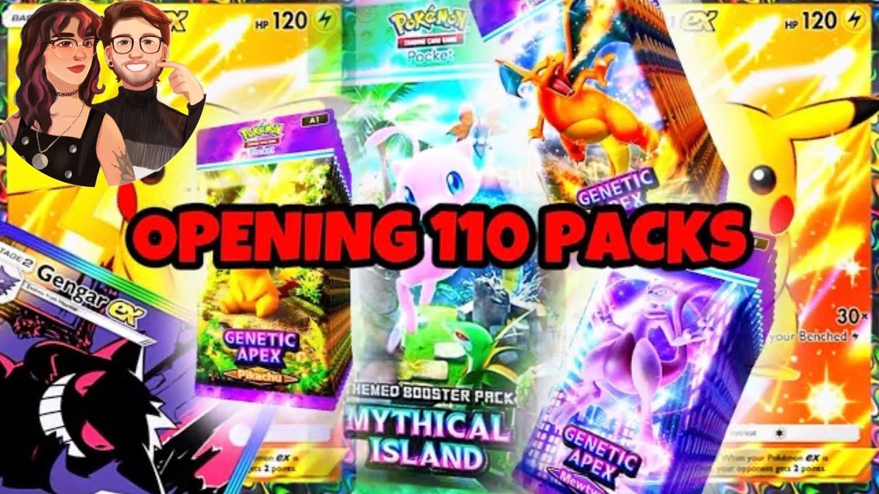 Pokémon TCG Pocket- Opening 110 Packs - YouTube