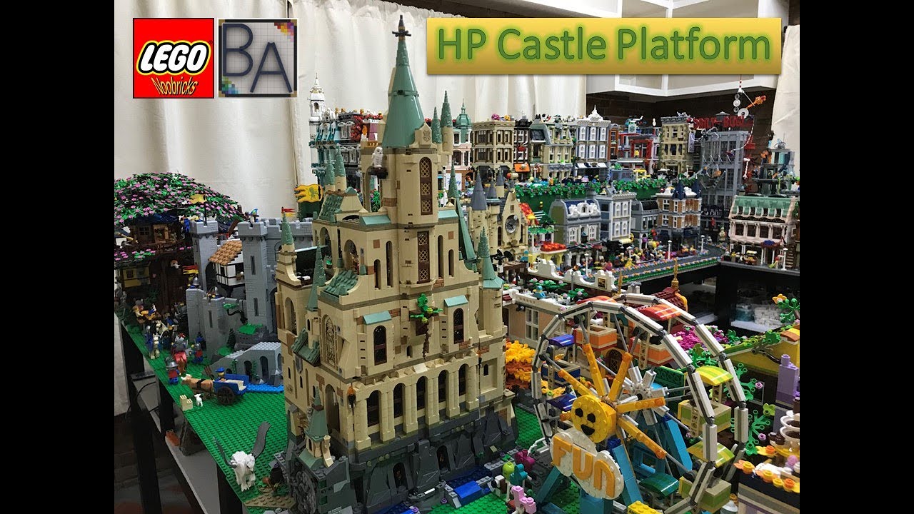 LEGO MOC - HP Castle Platform Overview - YouTube