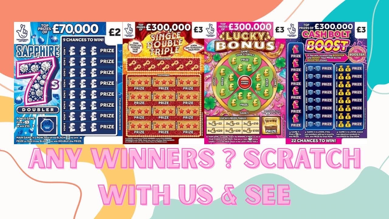 We Found Some New Scratchcards Today From The Lottery Can We Win ...