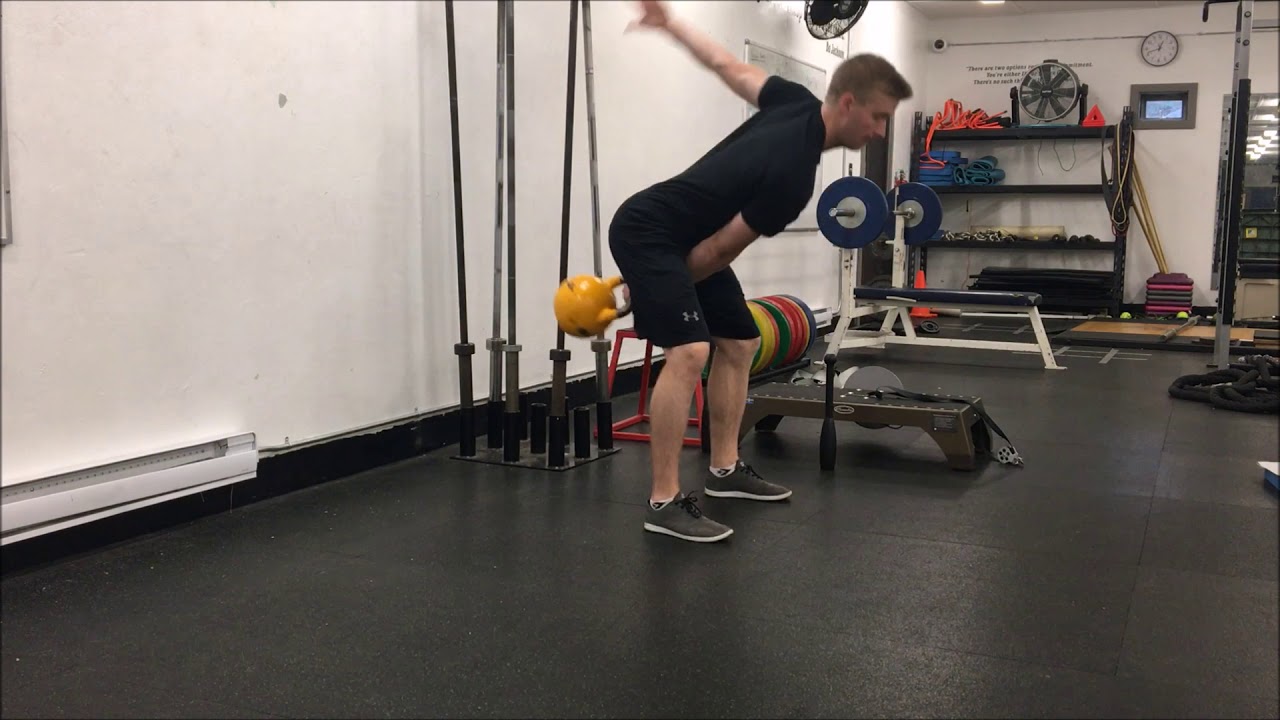 1 Arm Hardstyle Kettlebell Swing - YouTube