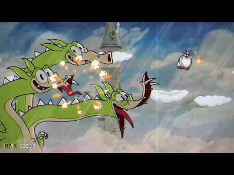 cuphead dragon match stick gameplay